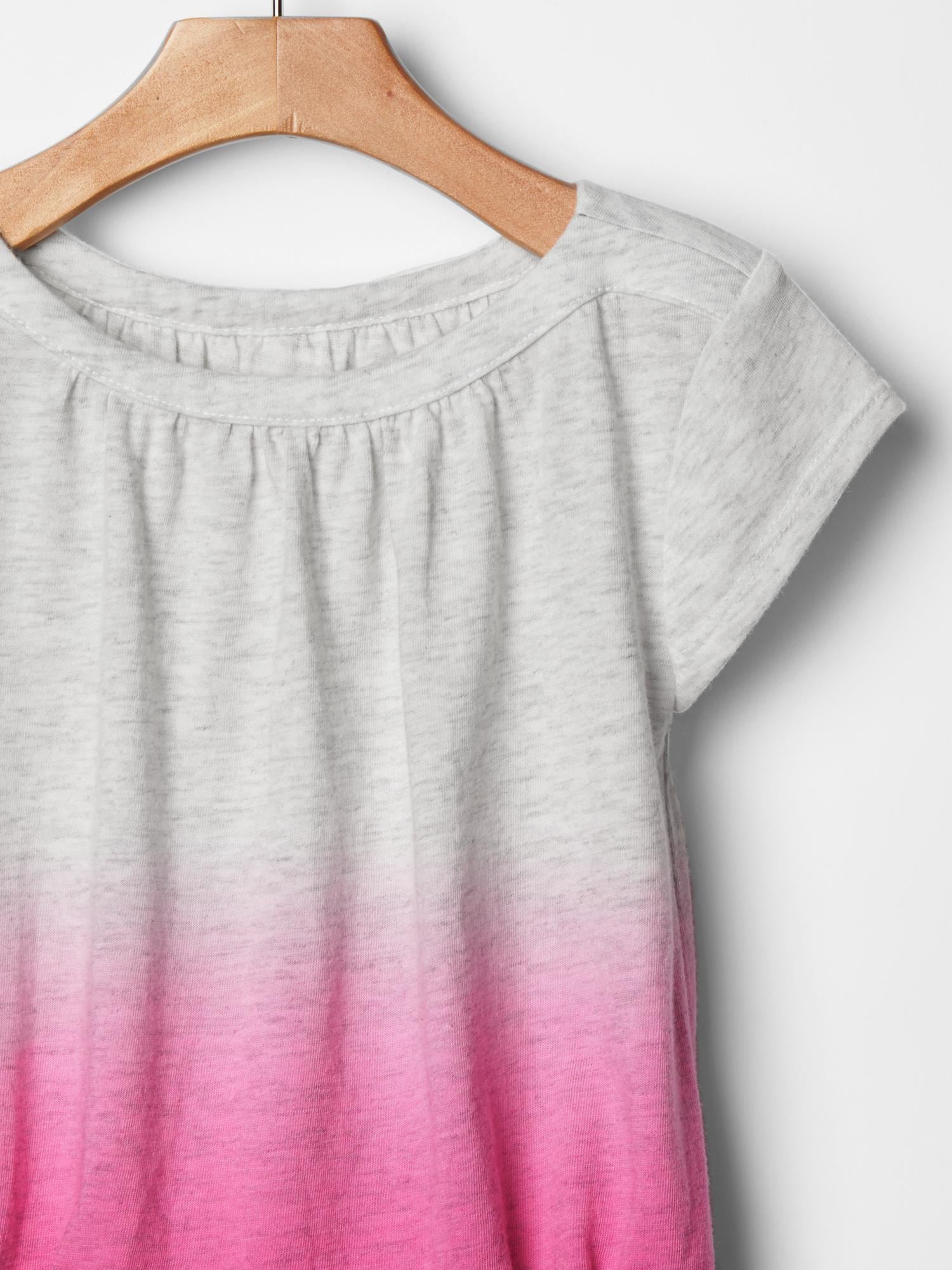 Dip dye banded tee | Gap