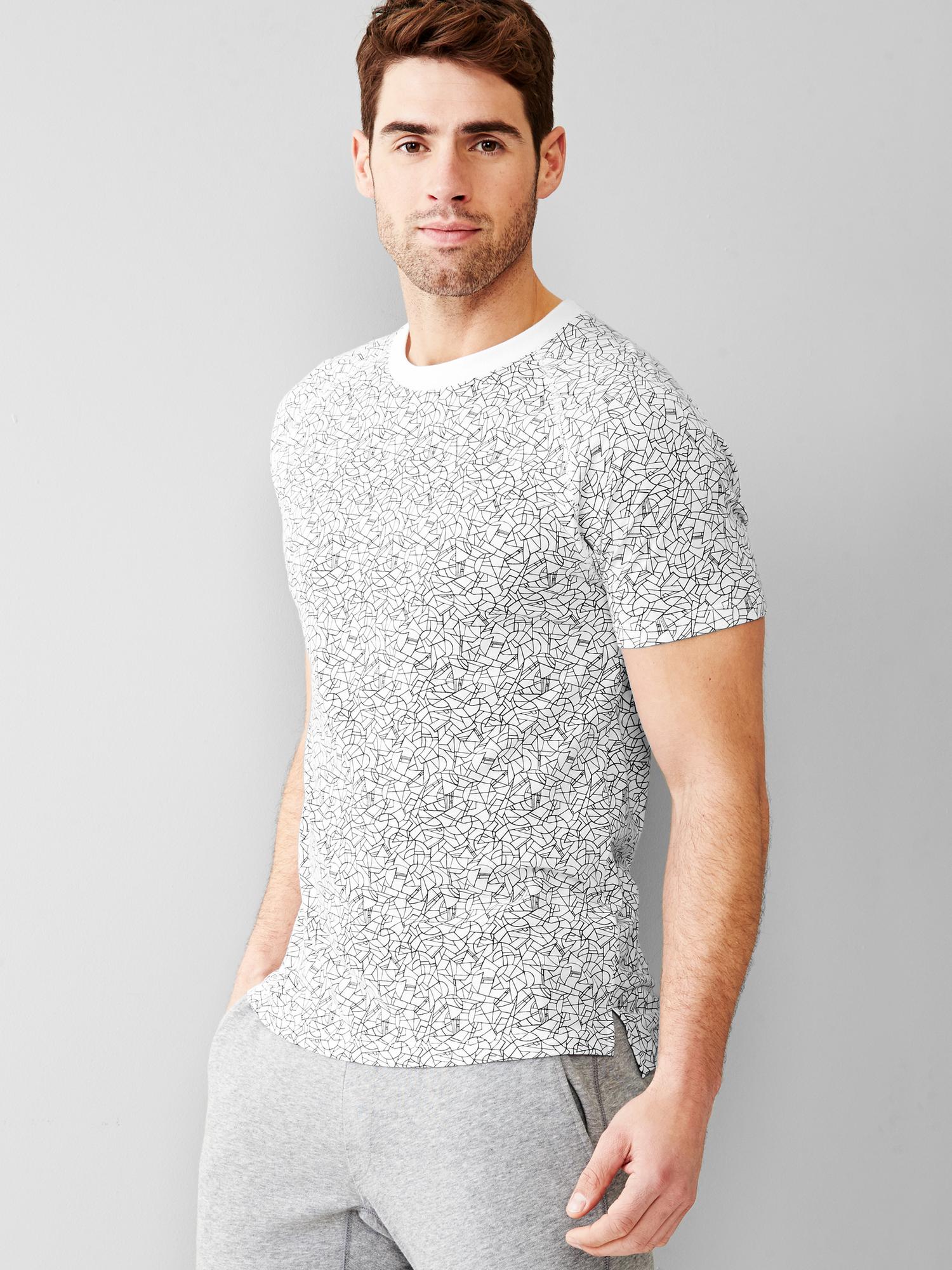 Gym Issue print raglan crewneck t-shirt | Gap
