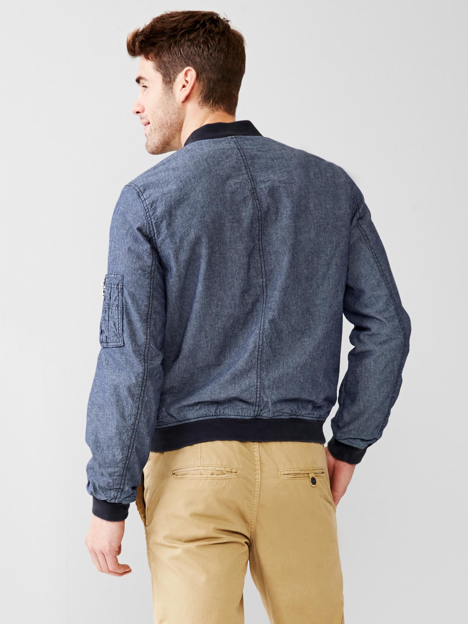 Chambray bomber | Gap