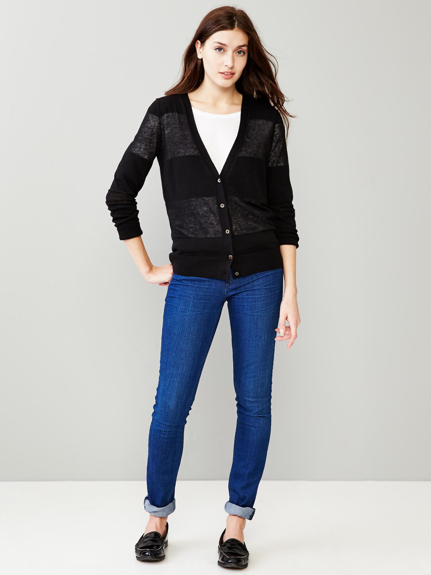 Stripe linen cardigan | Gap
