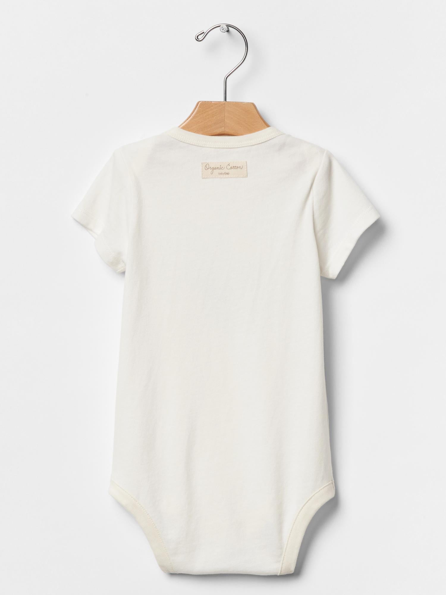 Organic orange bodysuit | Gap