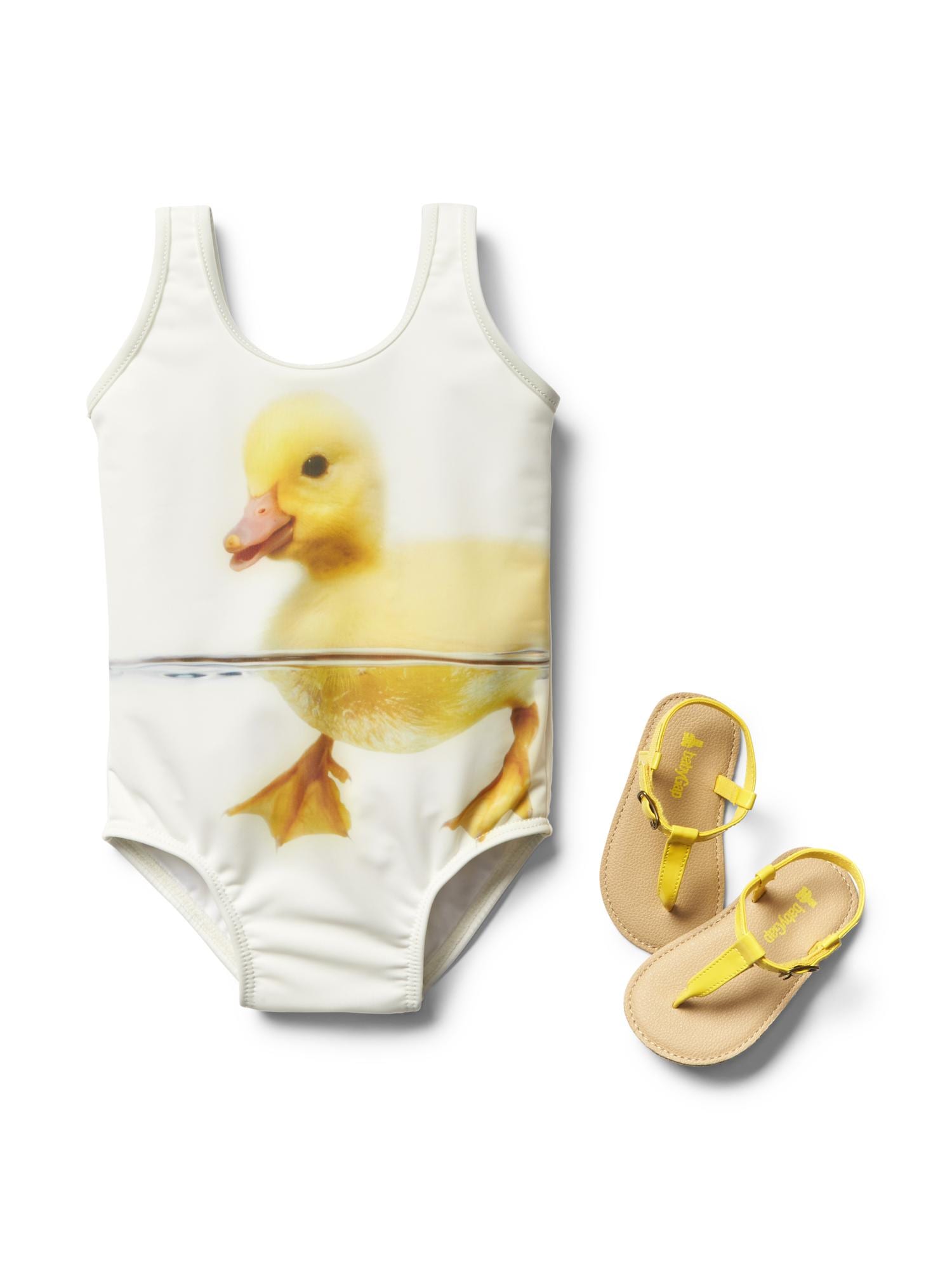Duck photo swim one-piece | Gap
