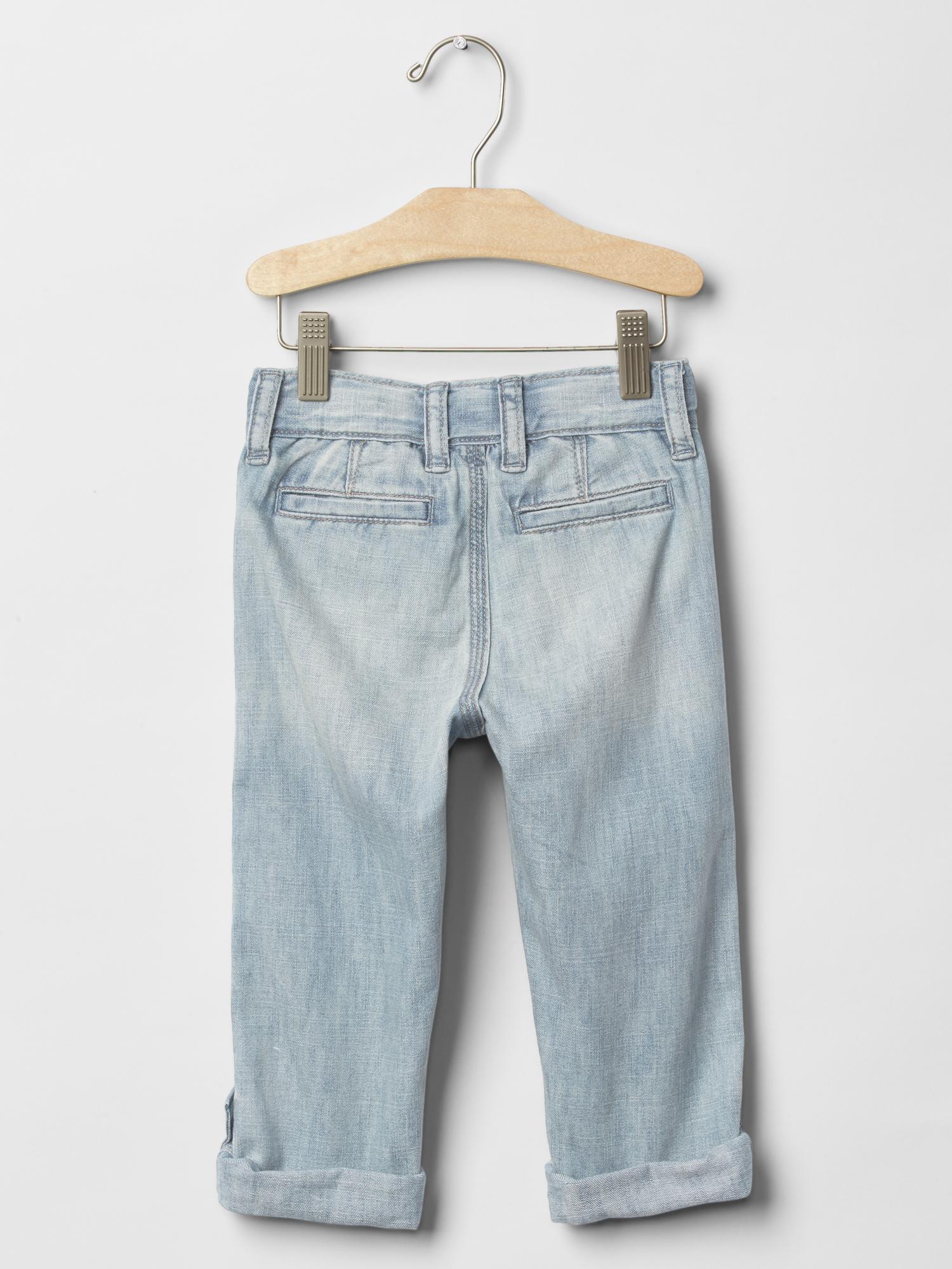 Denim roll-up pants | Gap