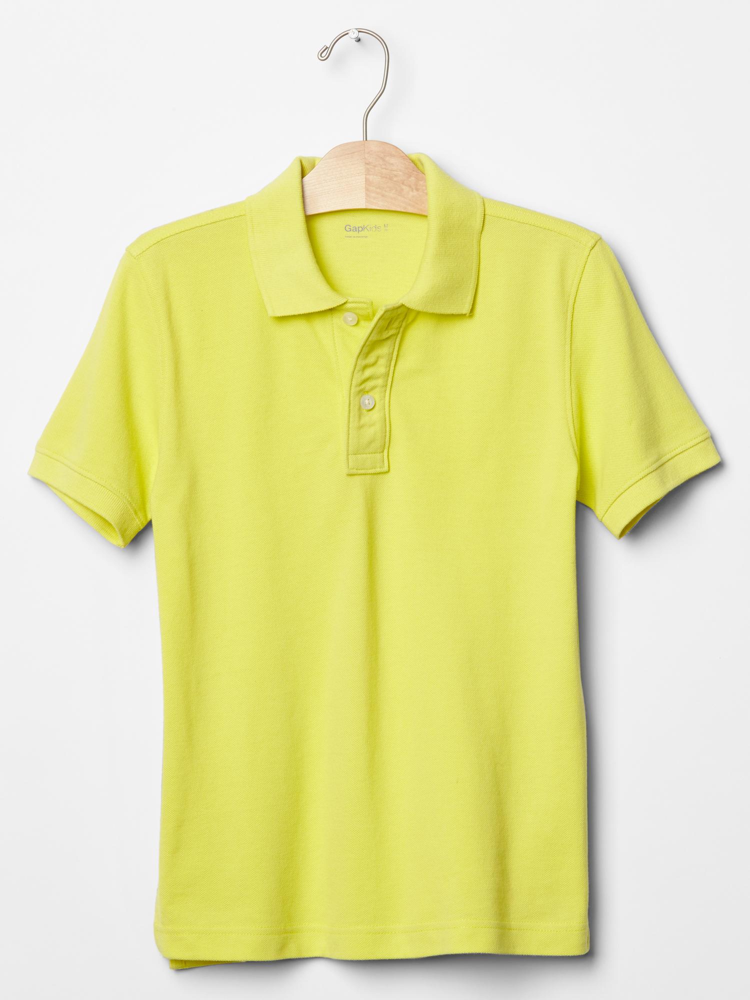 Solid pique polo | Gap