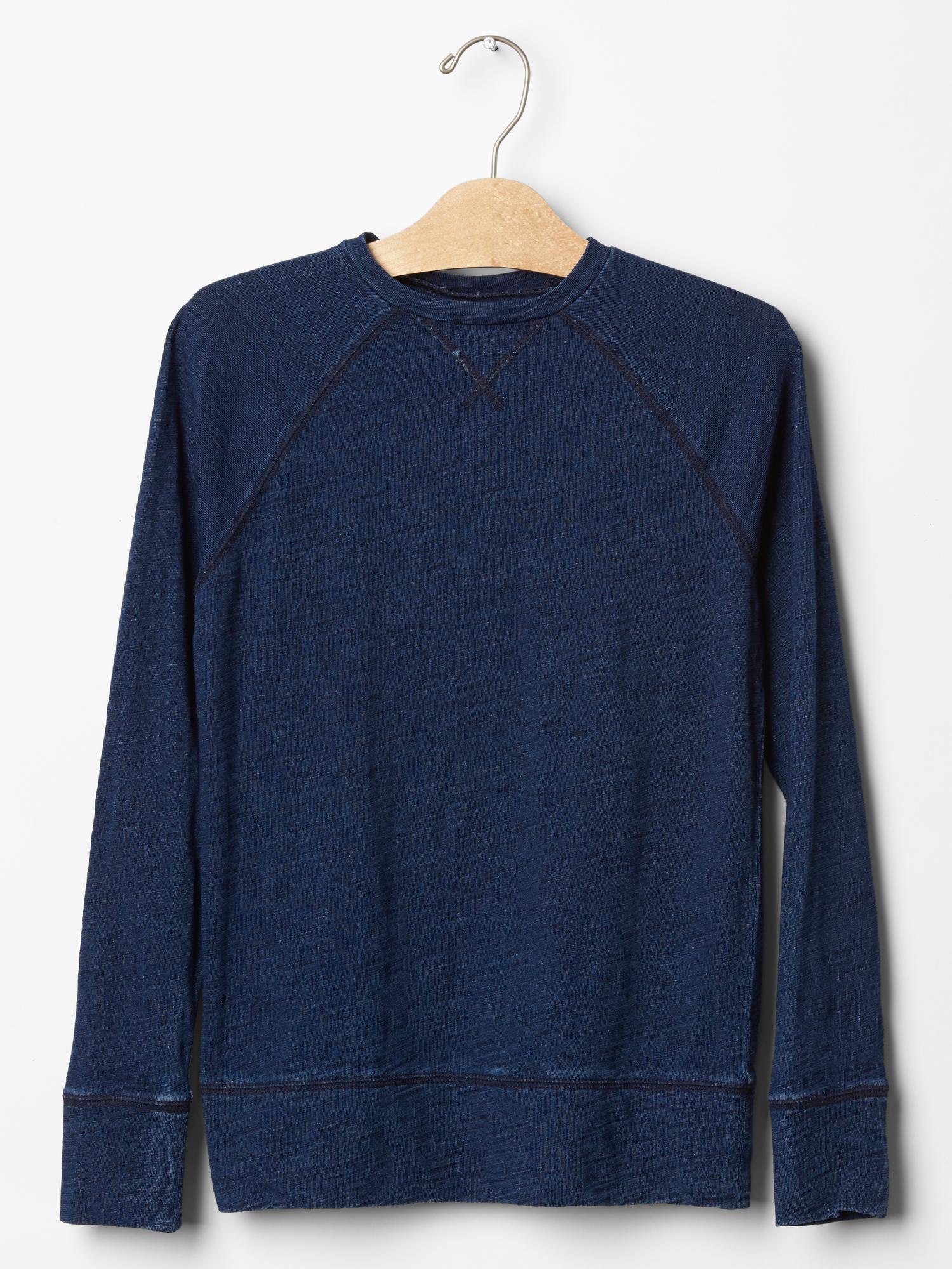 Indigo raglan tee | Gap