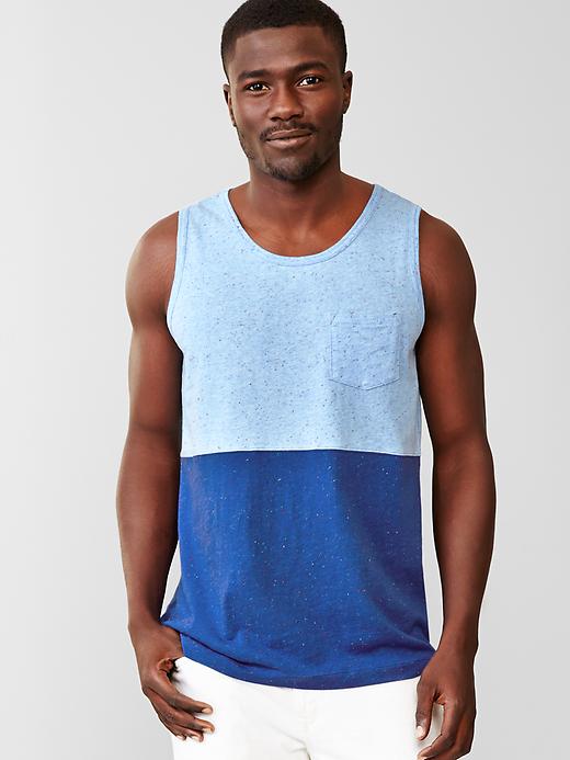 Colorblock nep tank | Gap