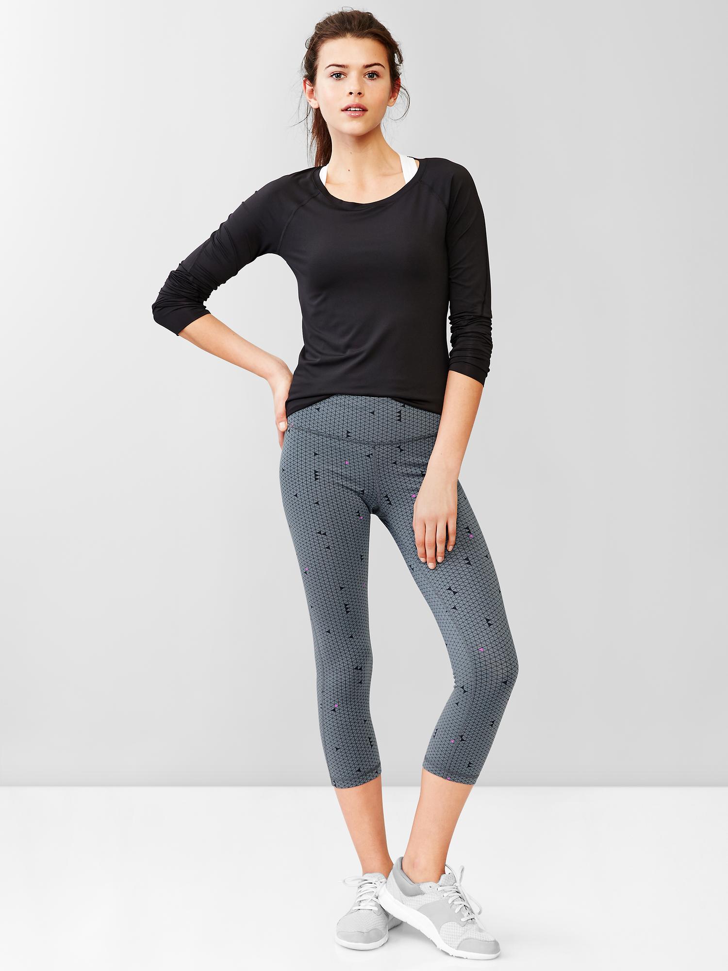 GapFit gFast printed capris | Gap