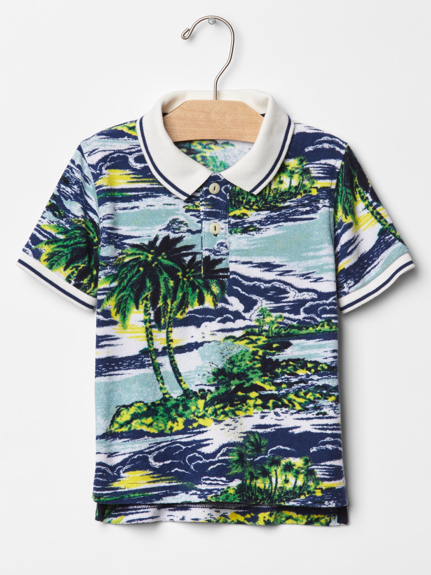 Island terry loop polo | Gap