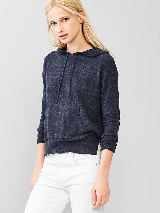 Heathered sweater hoodie | Gap