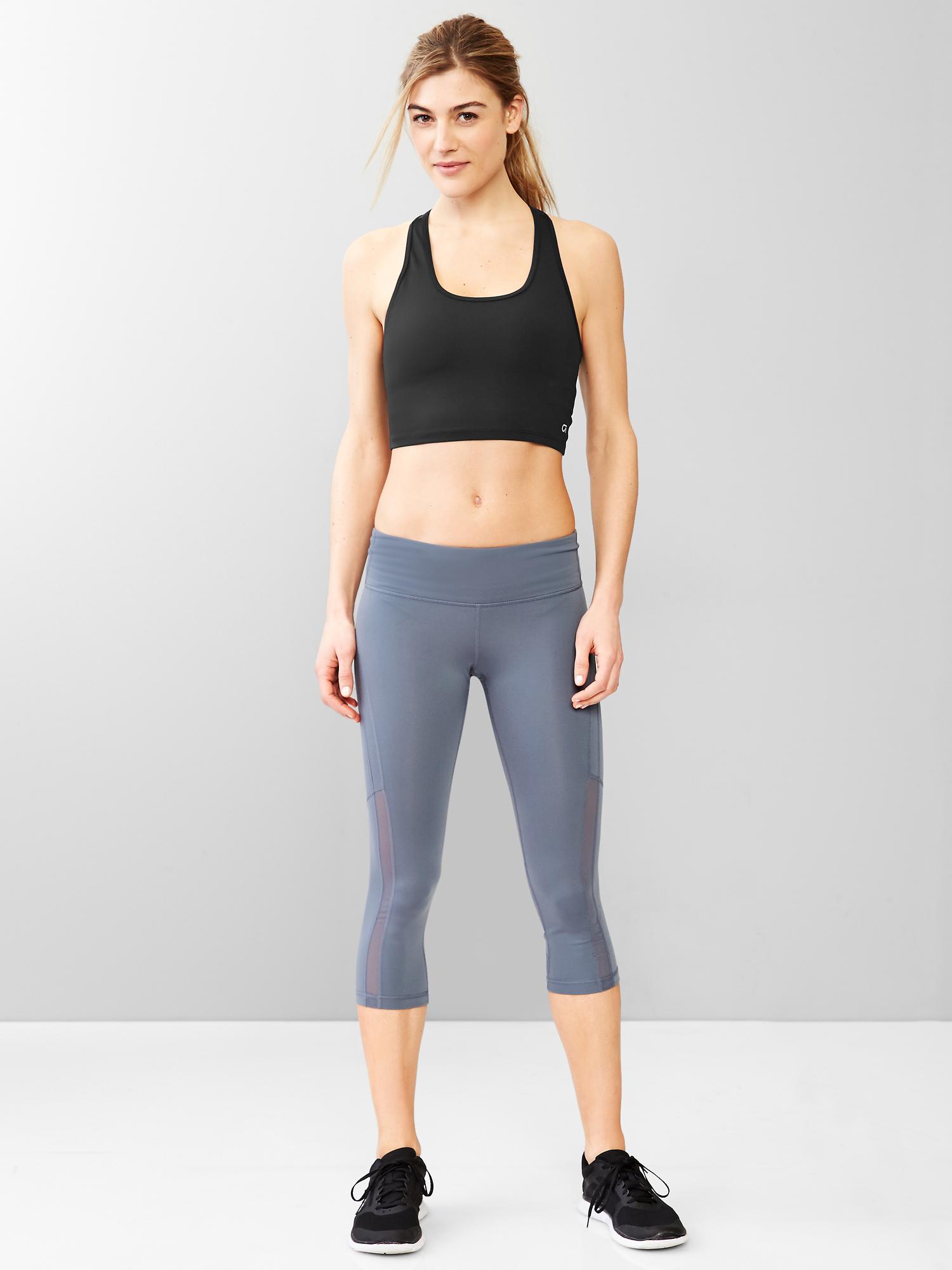 GapFit T-back cropped tank | Gap