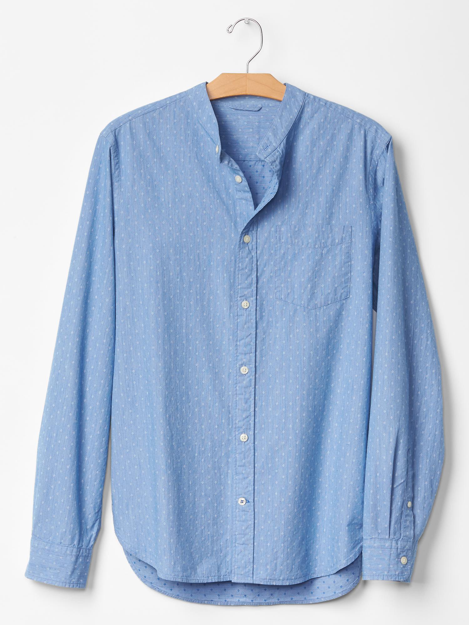 Dobby banded shirt | Gap