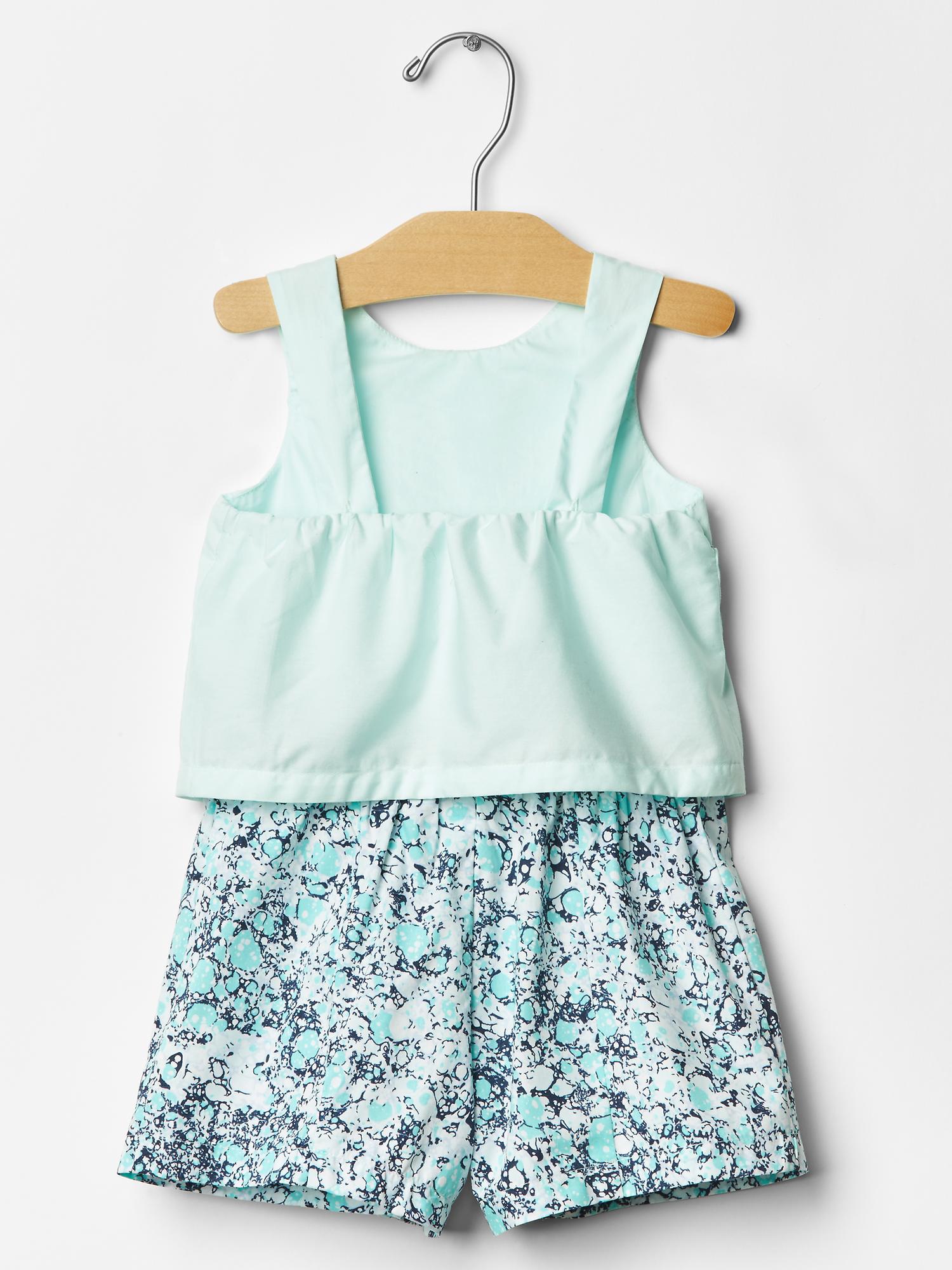 Printed two-piece romper | Gap