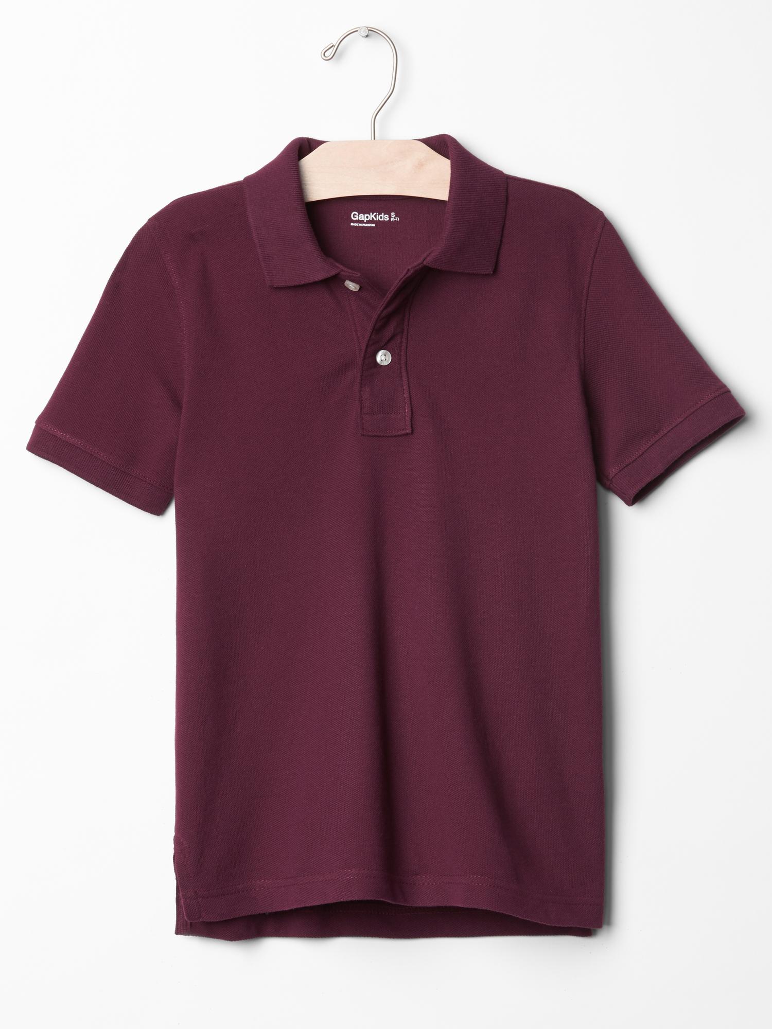 Solid pique polo | Gap