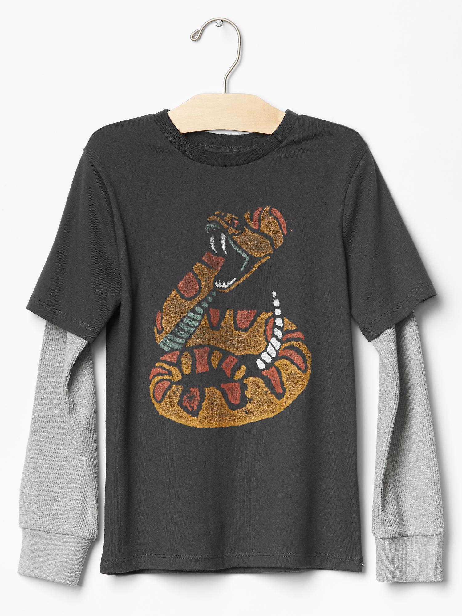 2-in-1 graphic tee | Gap