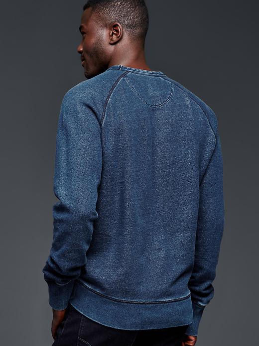 Indigo raglan sweatshirt | Gap