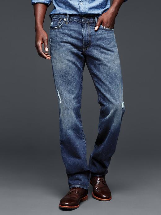 1969 straight nep denim (mid nep repair wash) | Gap