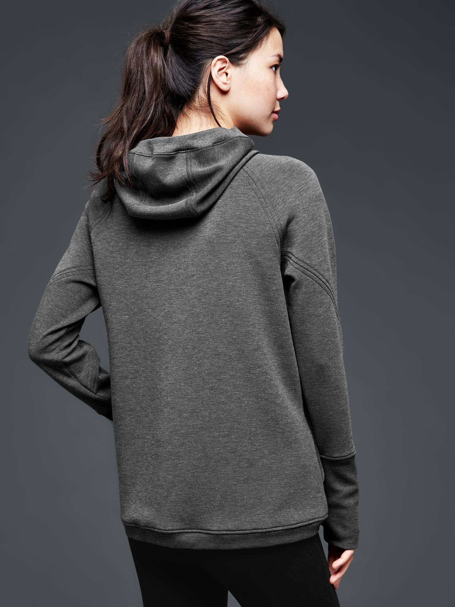 GapFit Breathe heathered zip jacket | Gap