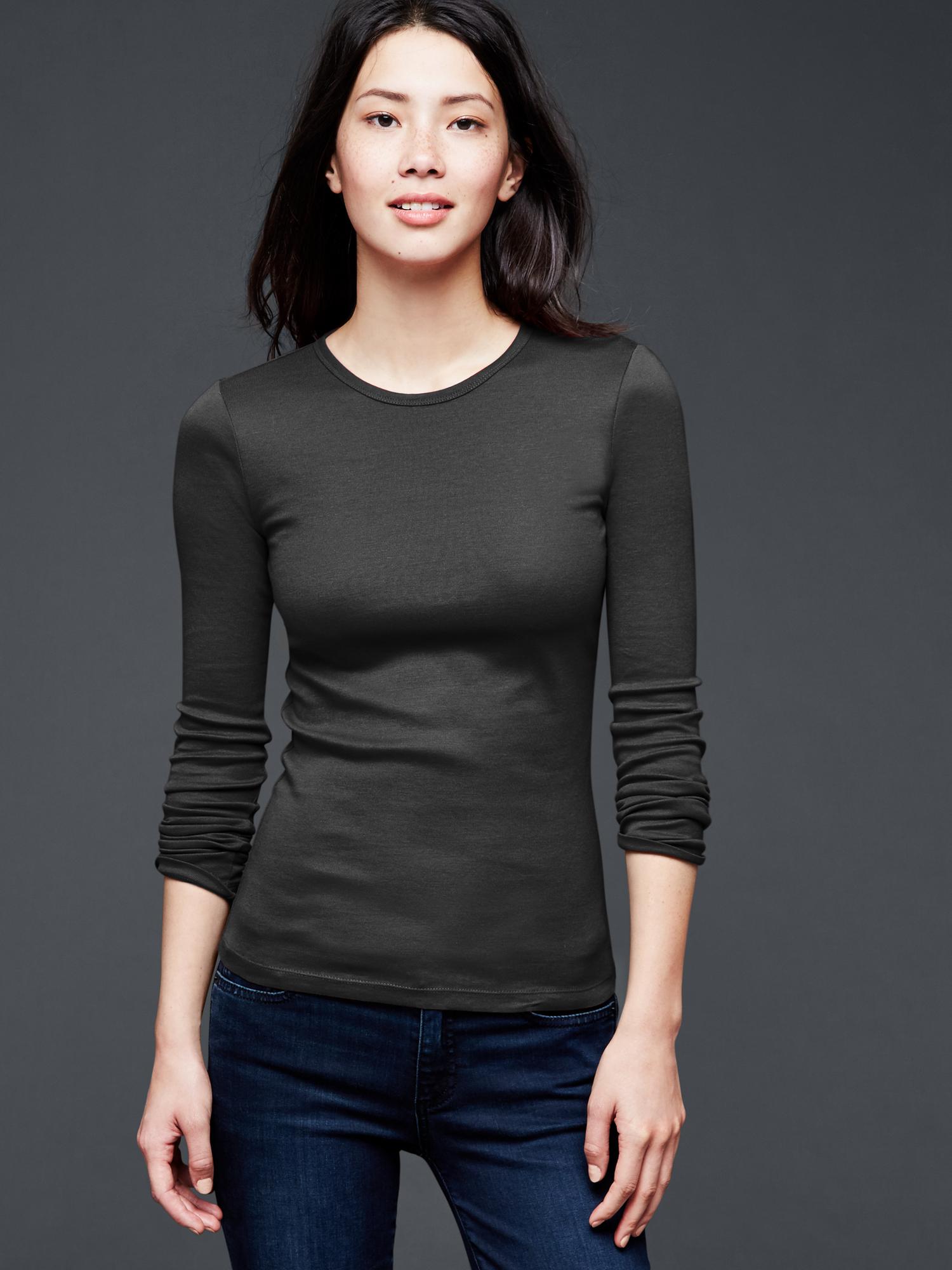 Modern long-sleeve crew tee | Gap