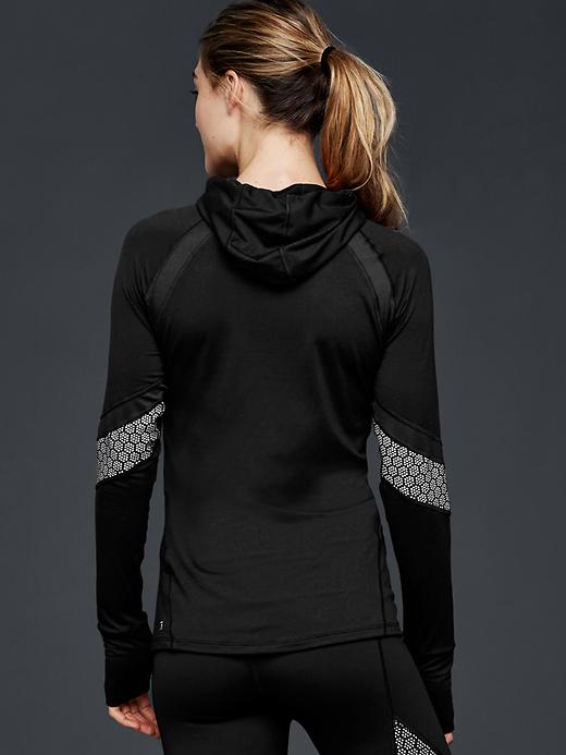 GapFit brushed jersey reflective pullover | Gap