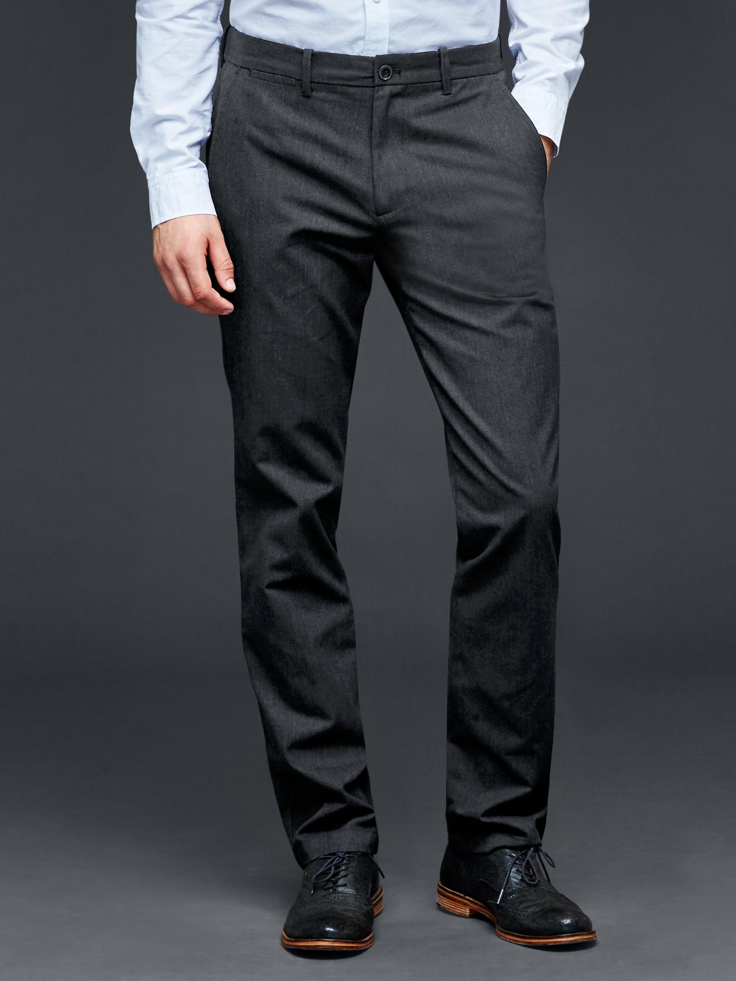 Herringbone pants (slim fit) | Gap