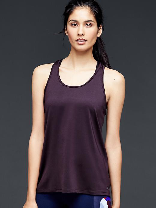 GapFit mesh-back racer tank | Gap