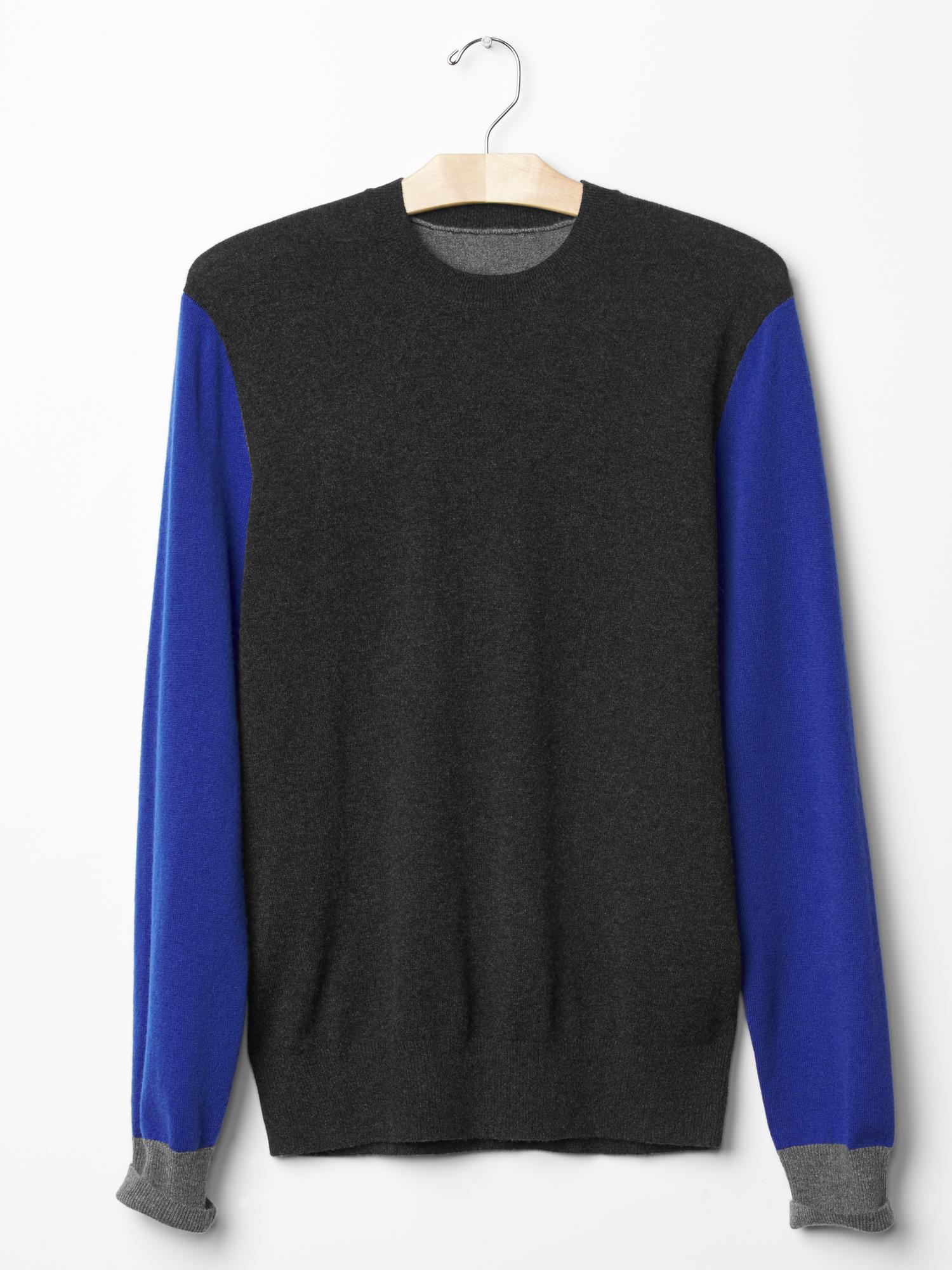 Cashmere colorblock sweater | Gap