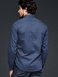 Floral outline twill shirt | Gap