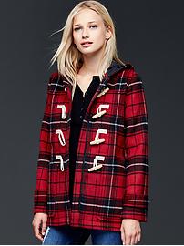 Contrast wool toggle coat | Gap