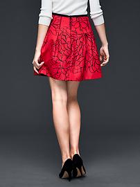 Pleated print skirt | Gap