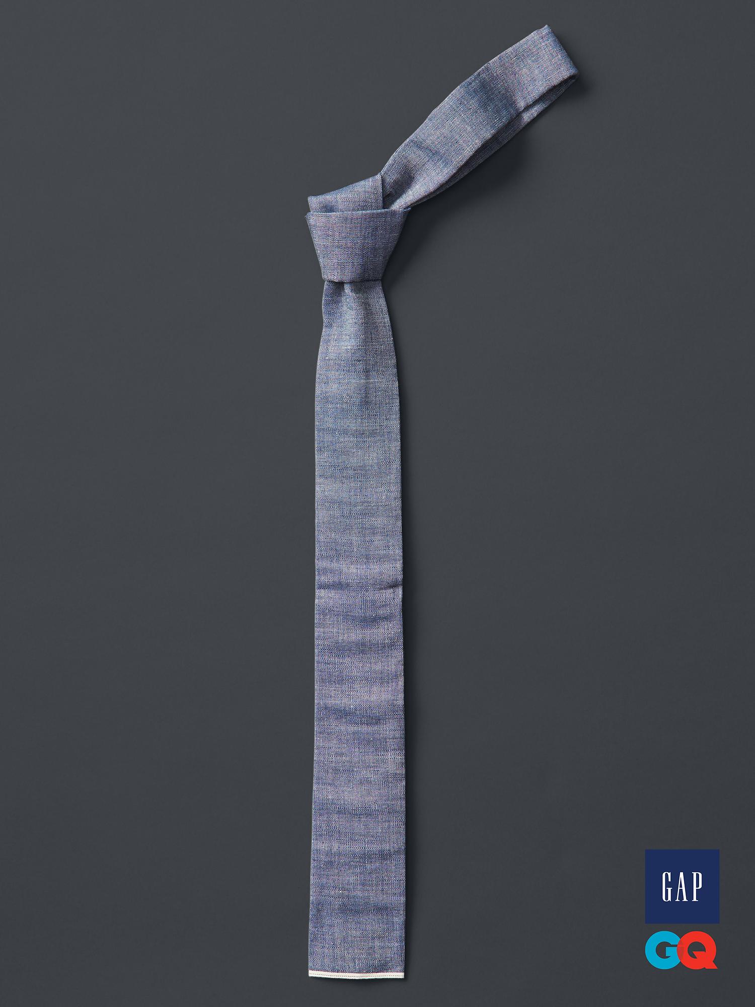 Gap + GQ The Hill-Side selvedge chambray tie | Gap