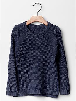 Metallic raglan sweater | Gap