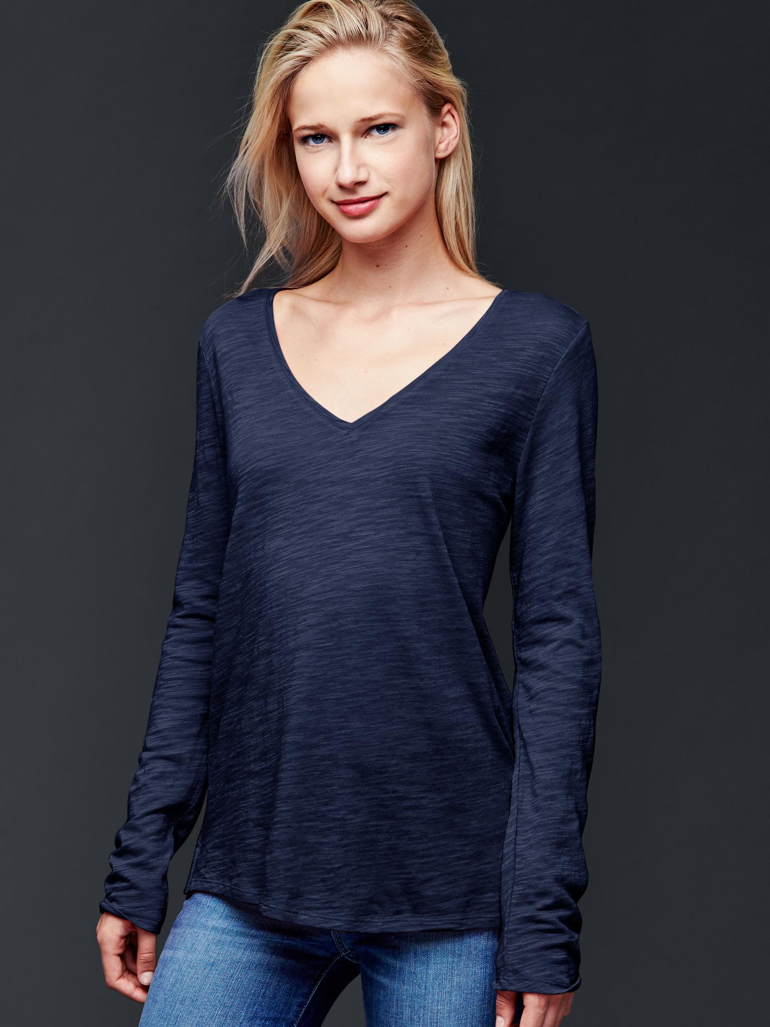 Vintage relaxed V-neck tee | Gap