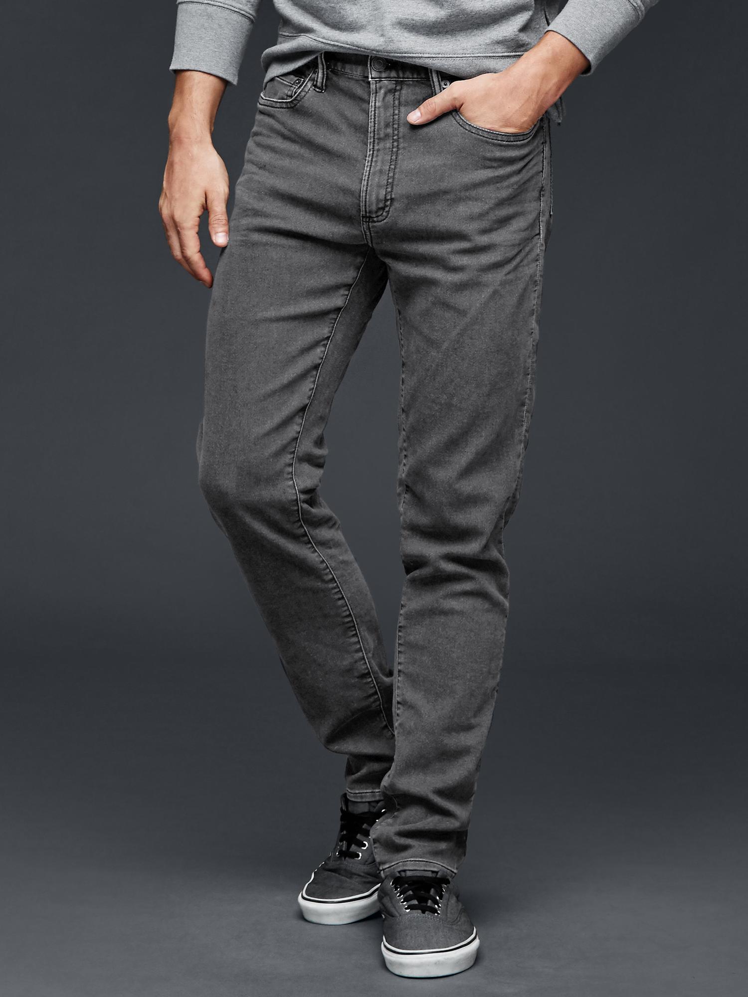 1969 slim taper jog jean (asphalt knit) | Gap