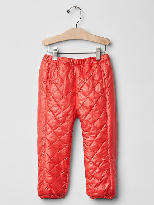Shiny puffer pants | Gap