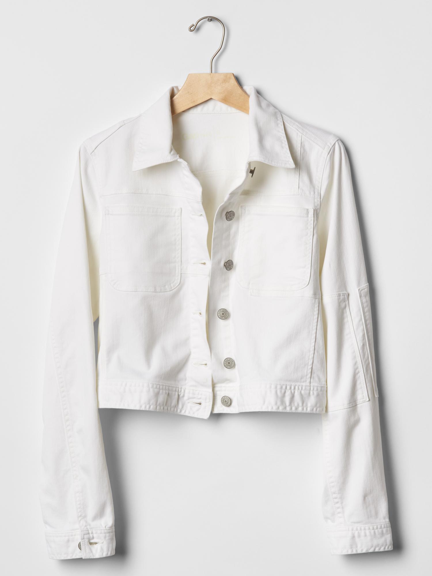 1969 patchwork denim short jacket | Gap