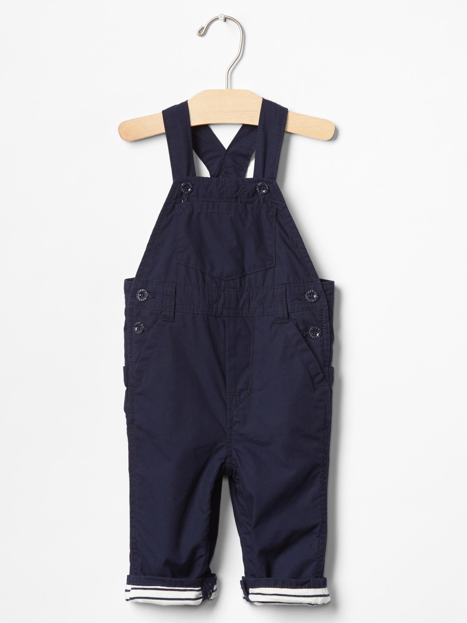 Jersey-lined overalls | Gap