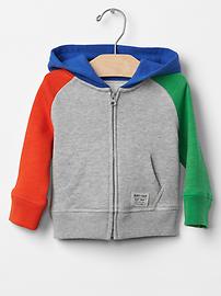 Colorblock zip hoodie | Gap