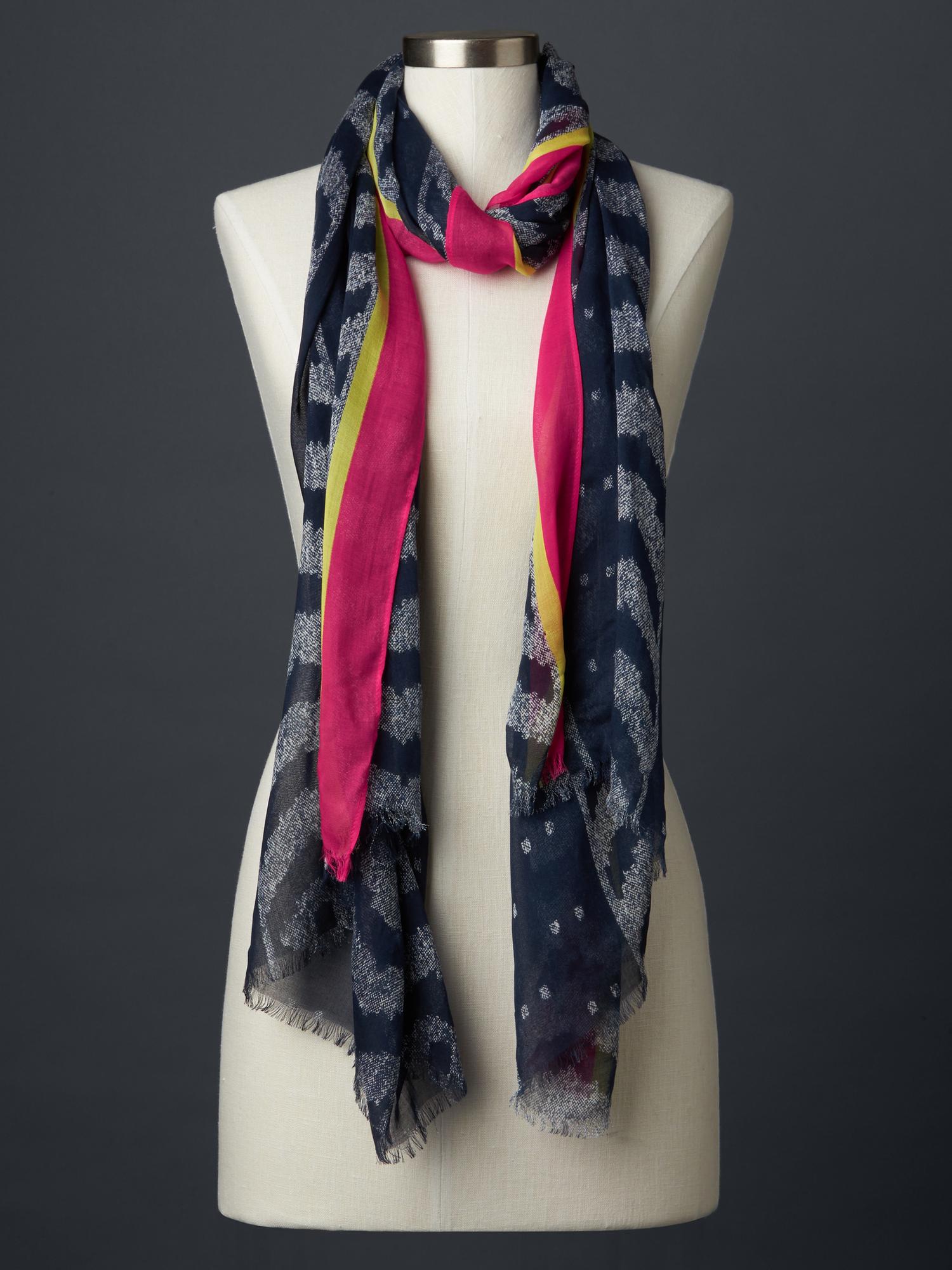 Ikat print scarf | Gap