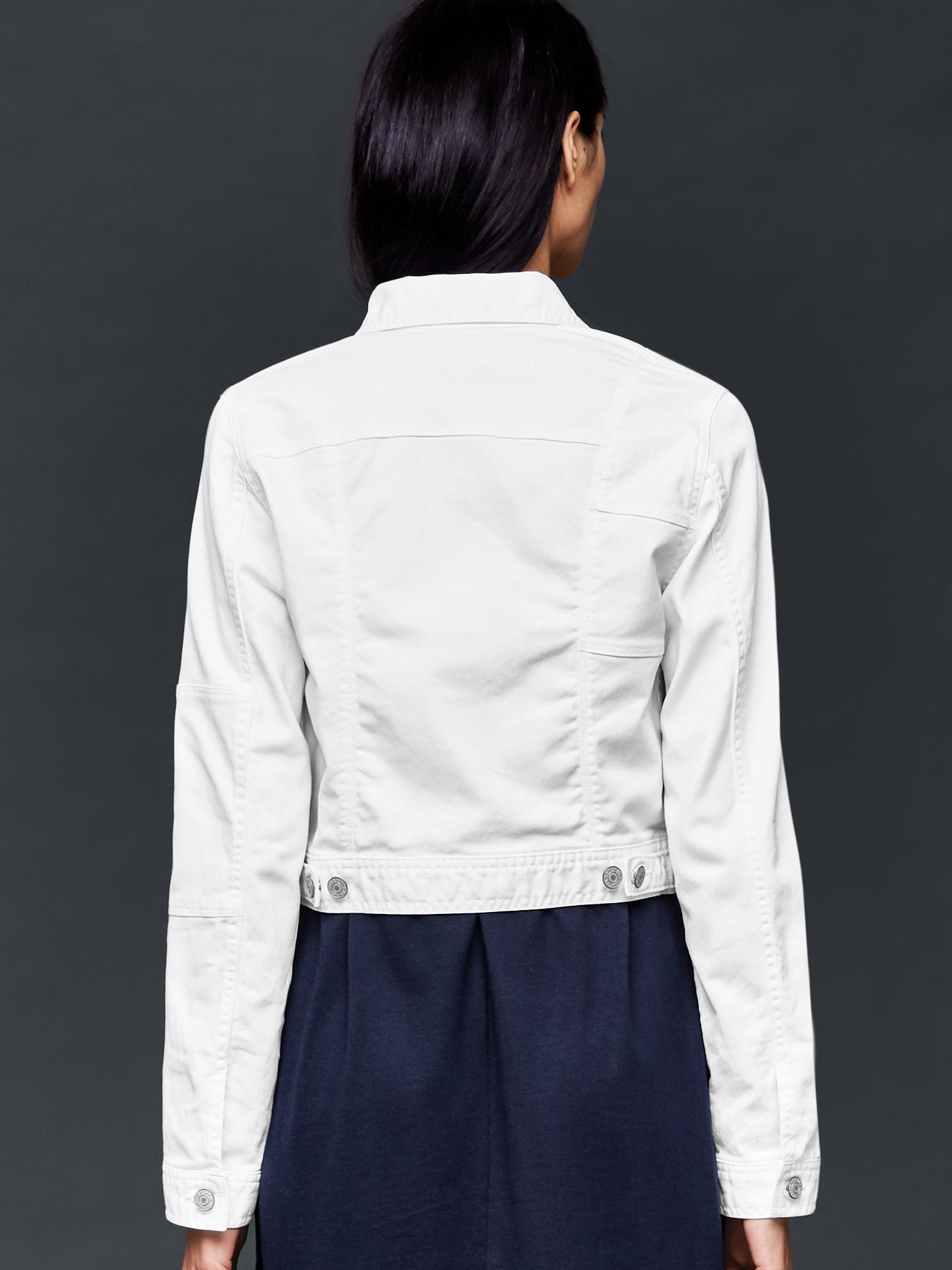 1969 patchwork denim short jacket | Gap