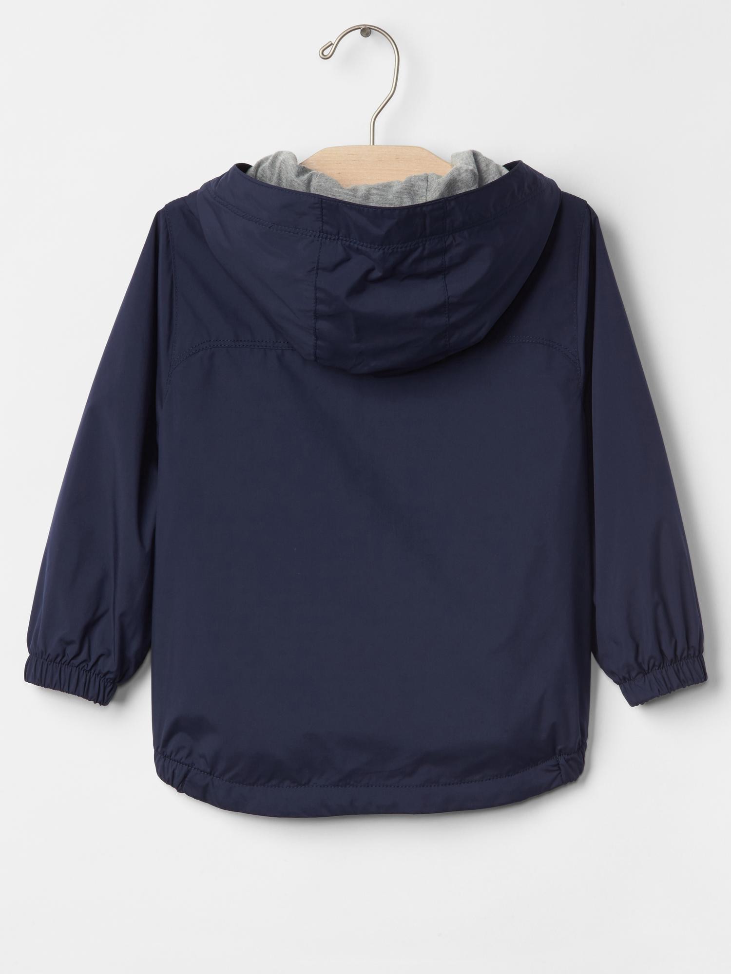 Jersey-lined windbreaker | Gap