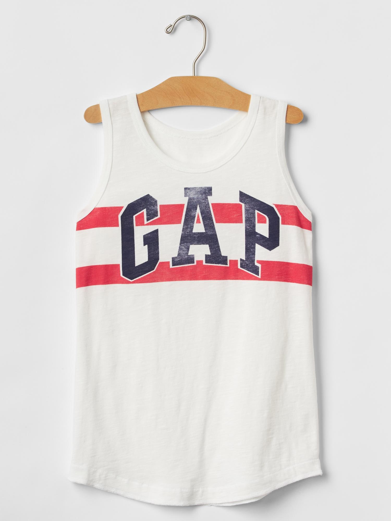Logo athletic stripe tank | Gap