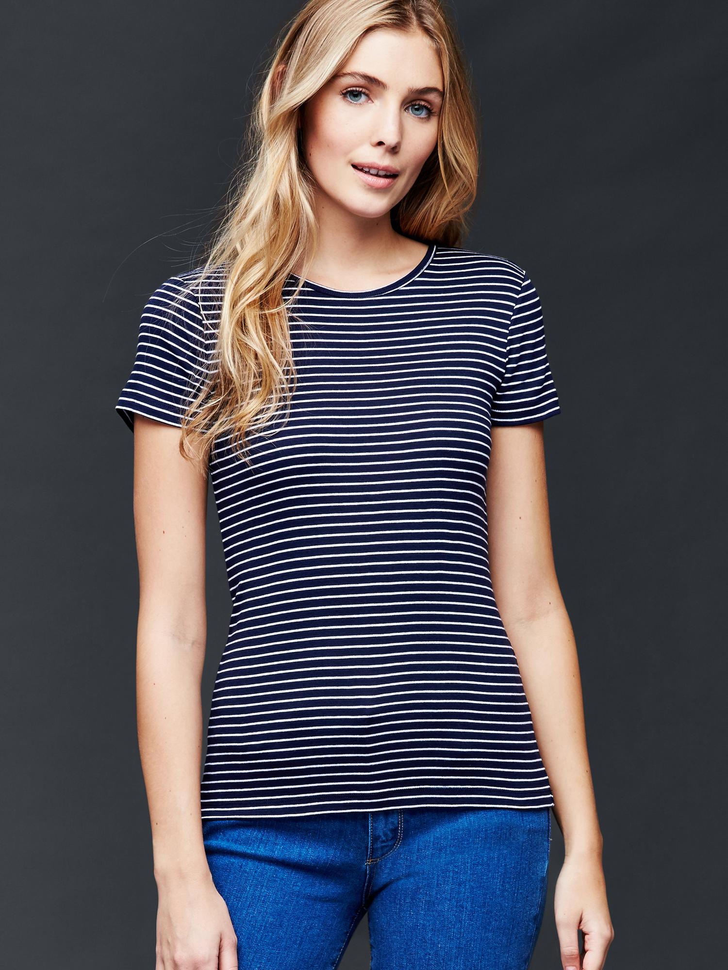 Modern fine stripe tee | Gap