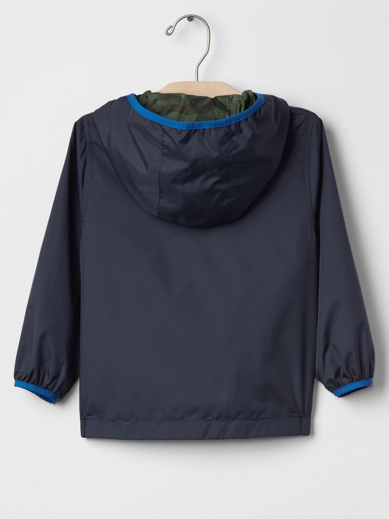 Reversible colorblock windbreaker | Gap