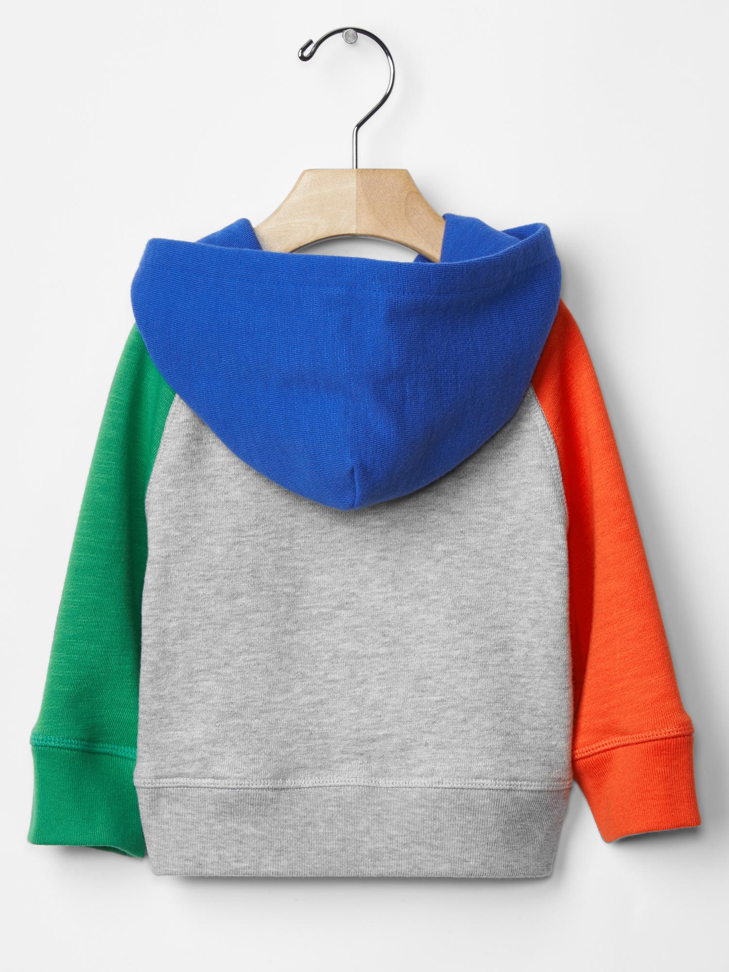 Colorblock zip hoodie | Gap
