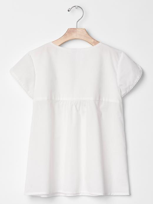 Embroidered floral frock top | Gap