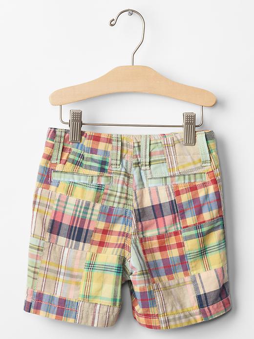 Patchwork plaid shorts | Gap