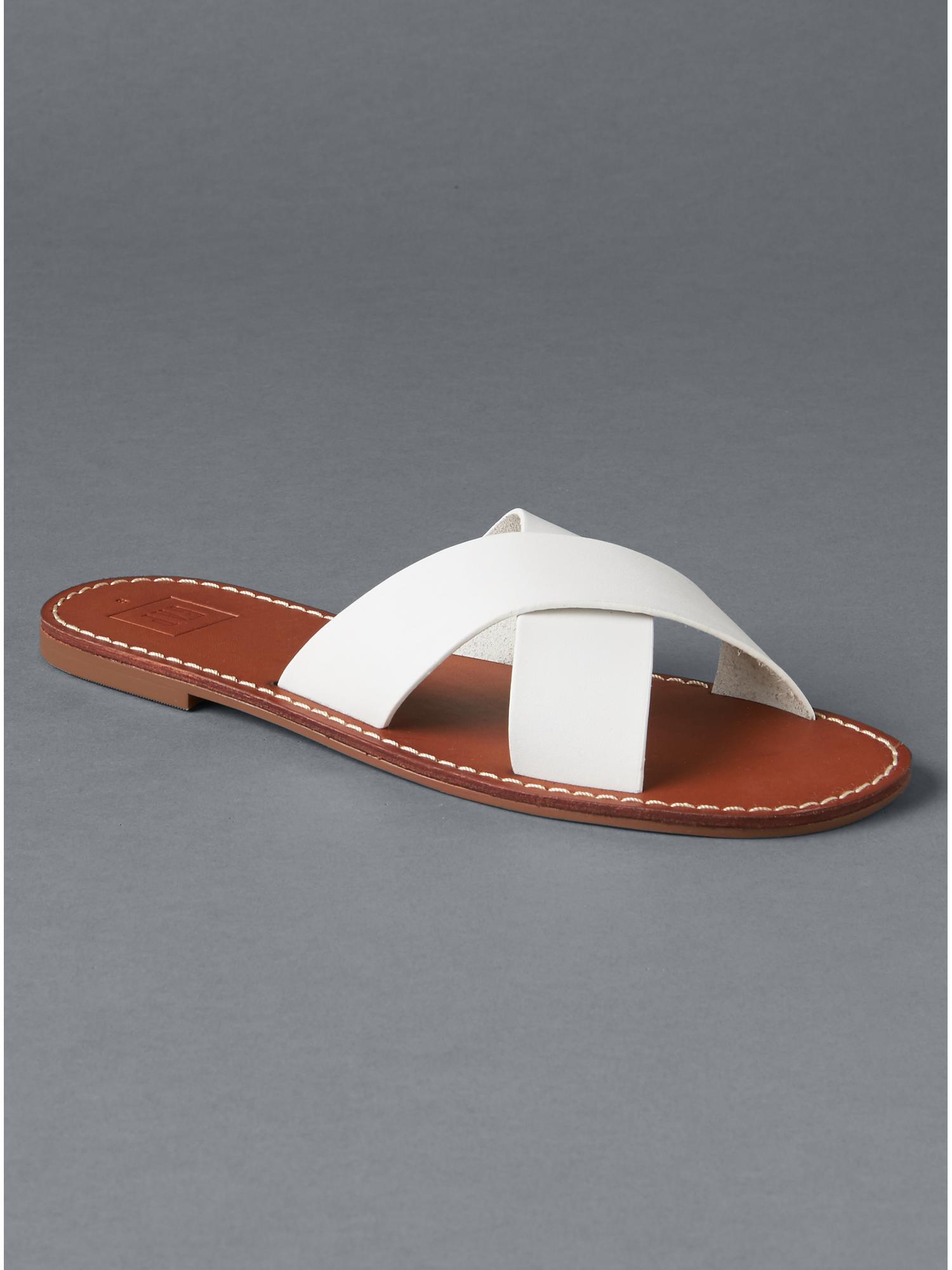 Cross strap slides | Gap