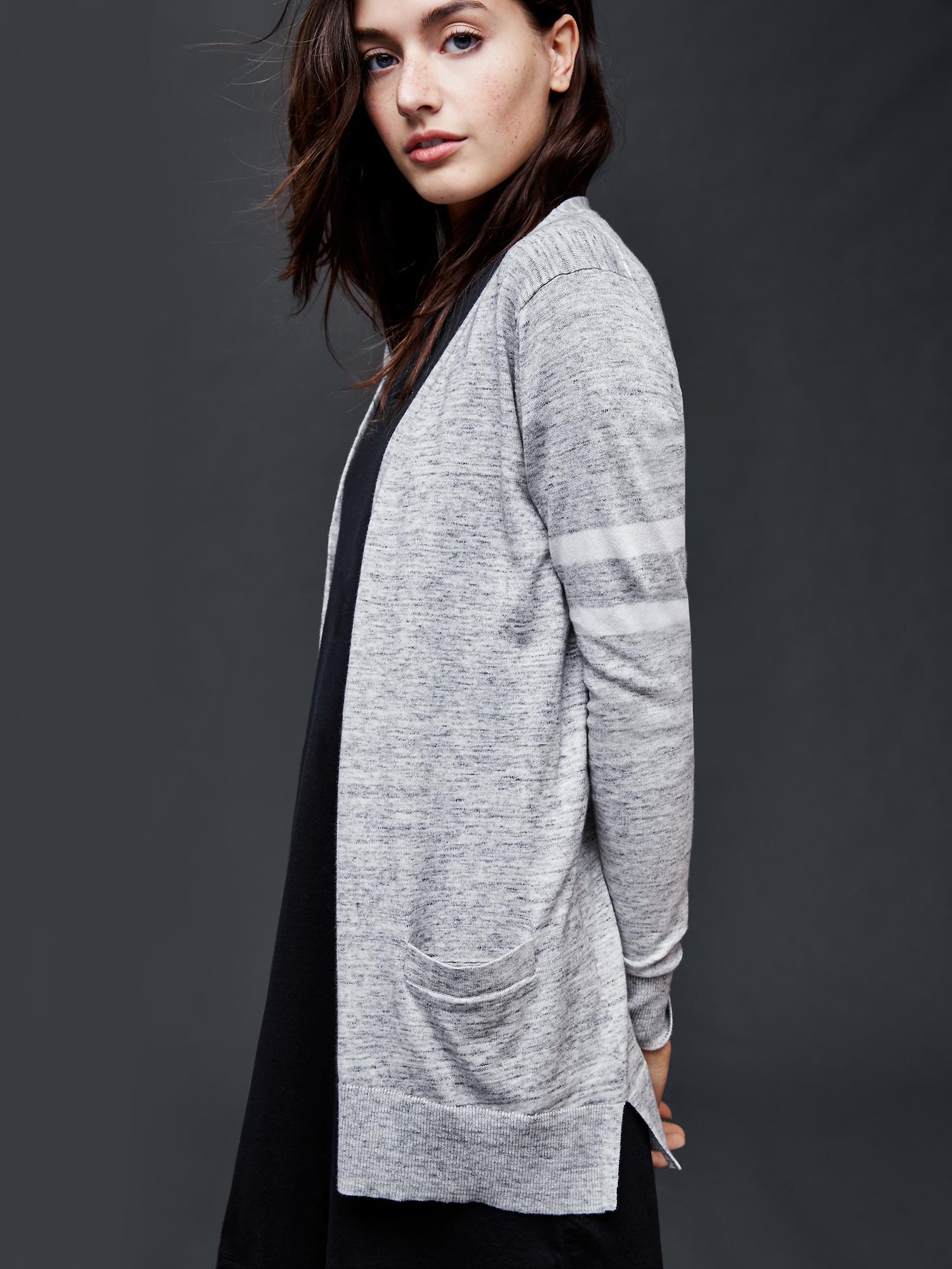 Cotton essential V-neck cardigan | Gap