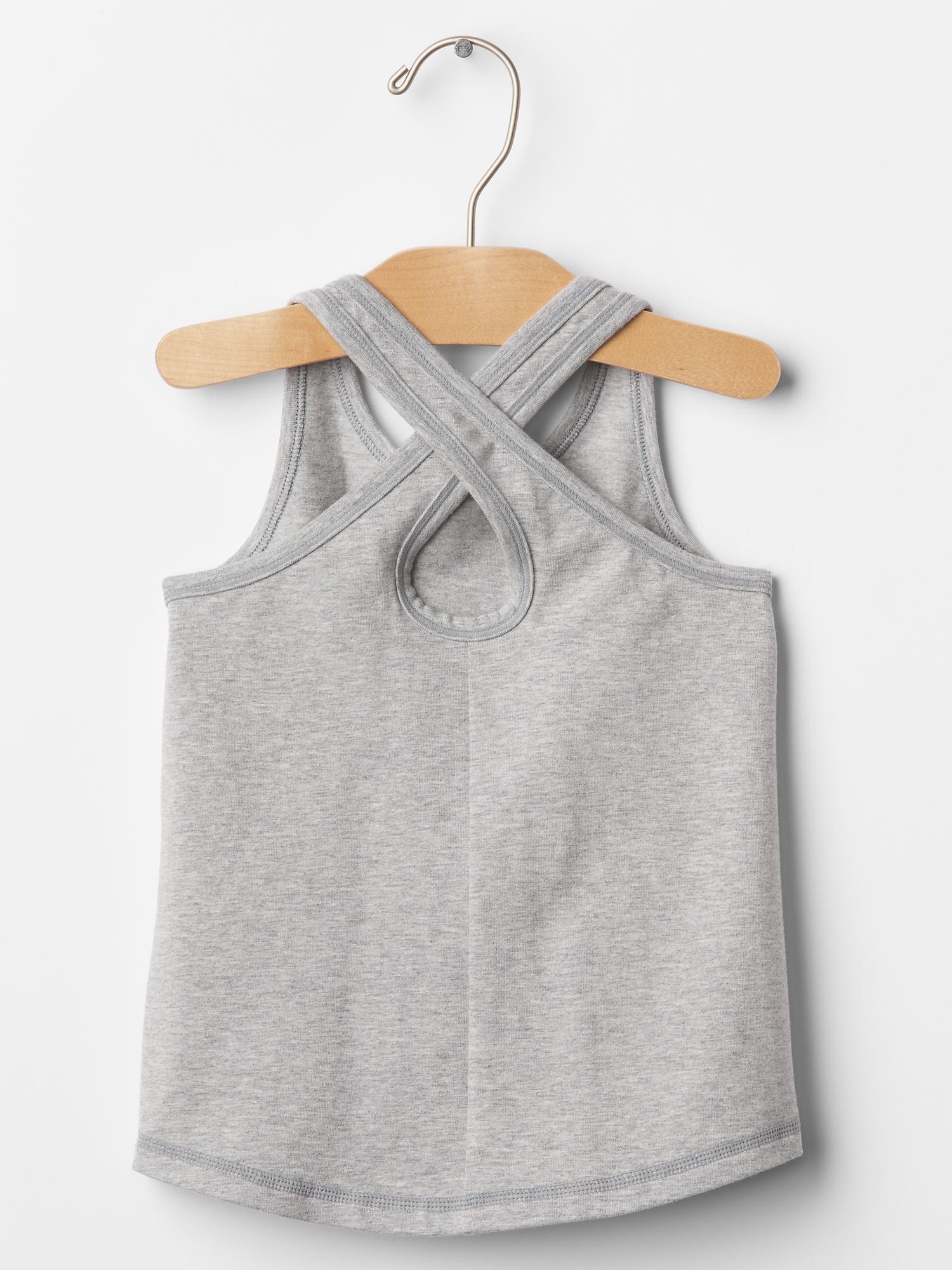 GapFit toddler graphic keyhole tank | Gap