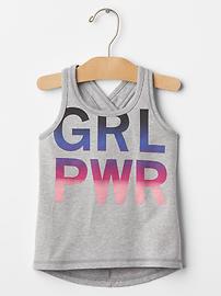 GapFit toddler graphic keyhole tank | Gap